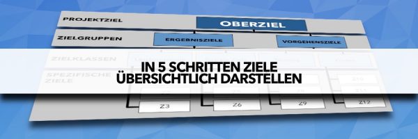 In 5 Schritten Ziele übersichtlich darstellen (mit der Zielhierarchie)